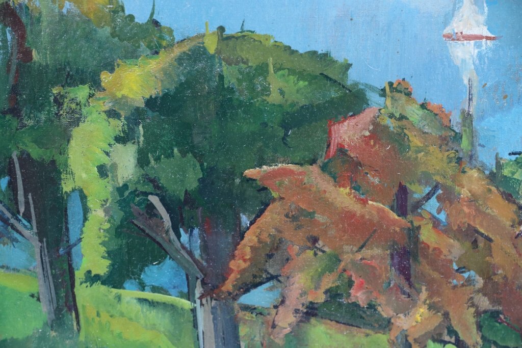 Julius HESS Stuttgart 1878-1957 Pöcking/Starnberg Blick auf den ...