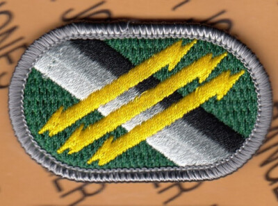 US Army 6th Psychological Operations Bn PSYOPS Airborne para oval patch ...