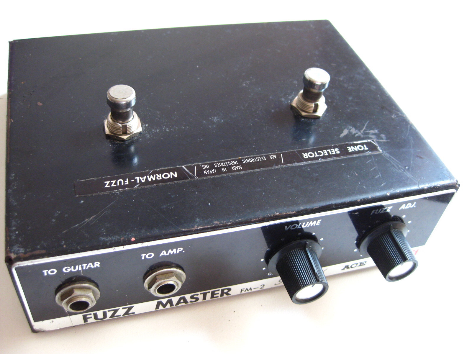 Vintage Ace Tone FM-2 Professional Fuzz Master Fuzz Guitar Effect Pedal ...