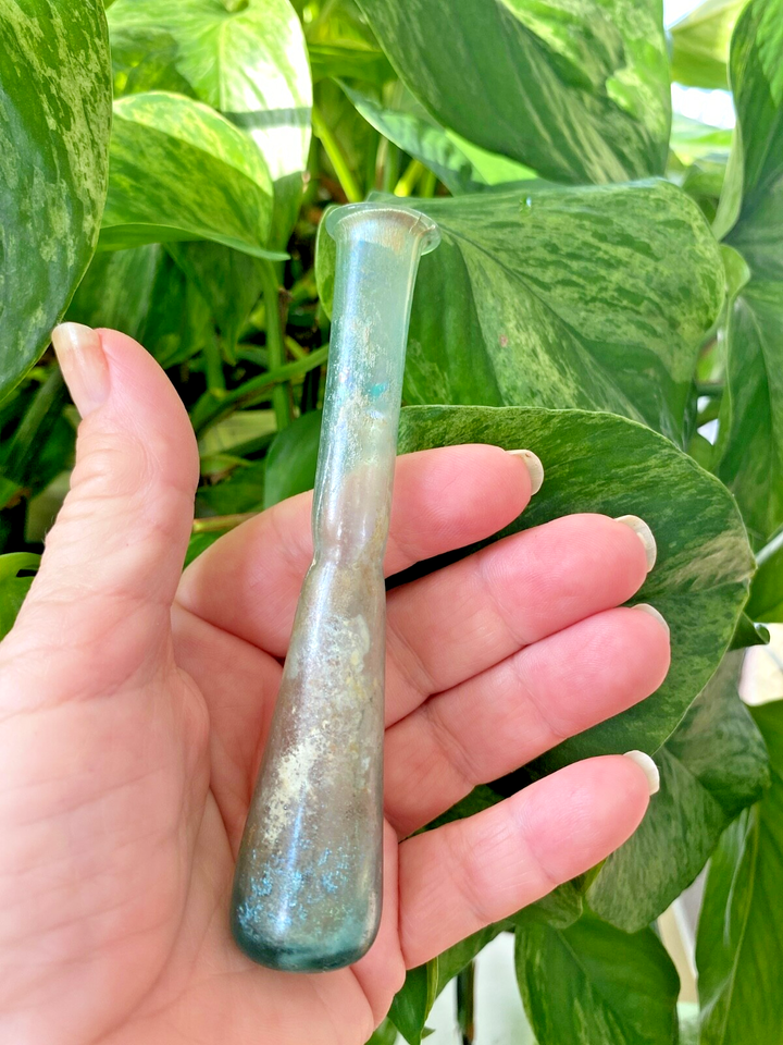 Ancient Roman Glass Bottle /Vial/IN ORIGINAL CONDITION | eBay