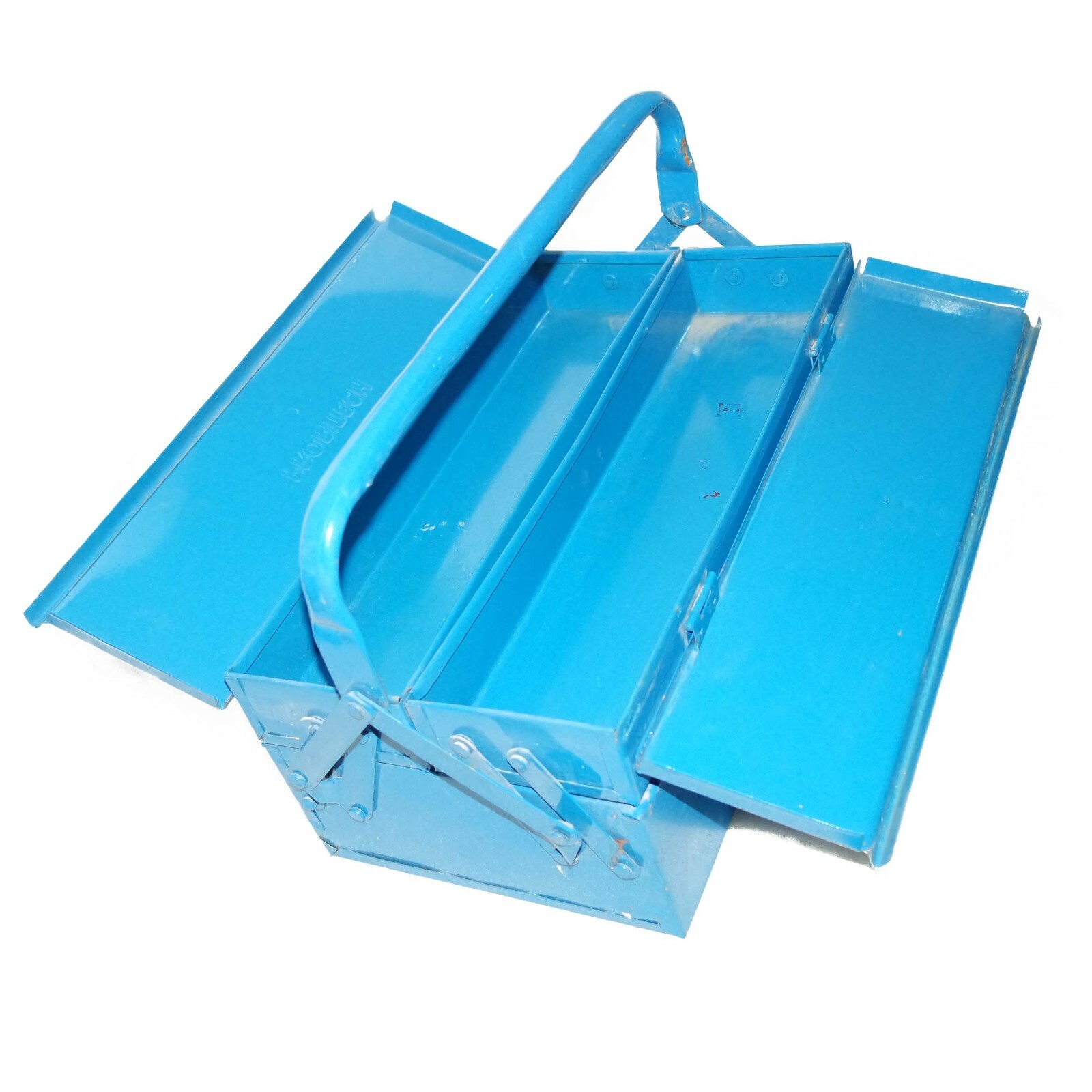 Professional Carry Case Cantilever Metal Tool Box with 3 Trays ...