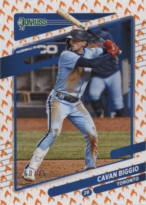 2021 Panini Donruss - Cavan Biggio #80 On Fire /75 for sale online | eBay