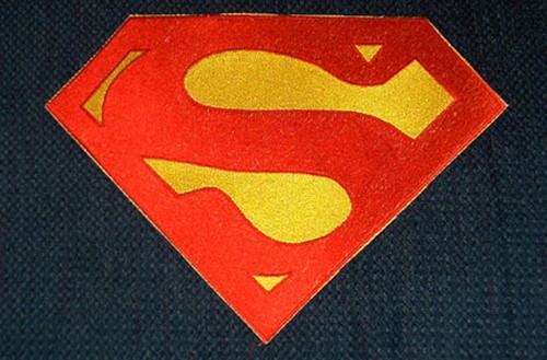 Superman Embroidered Chest Emblem Logo Cosplay Christopher Reeve ...