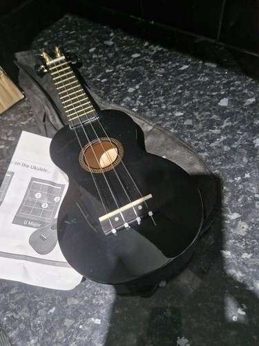 Ukulele and Bag Black | eBay UK