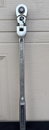 Craftsman 1/2" Drive Flex Head Ratchet 44816 D-AB Quick Release 16-1/2 ...