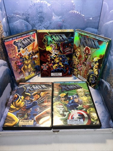 Marvel DVD Comic Book X-Men Complete Animated Series 76 Episodes Volume ...