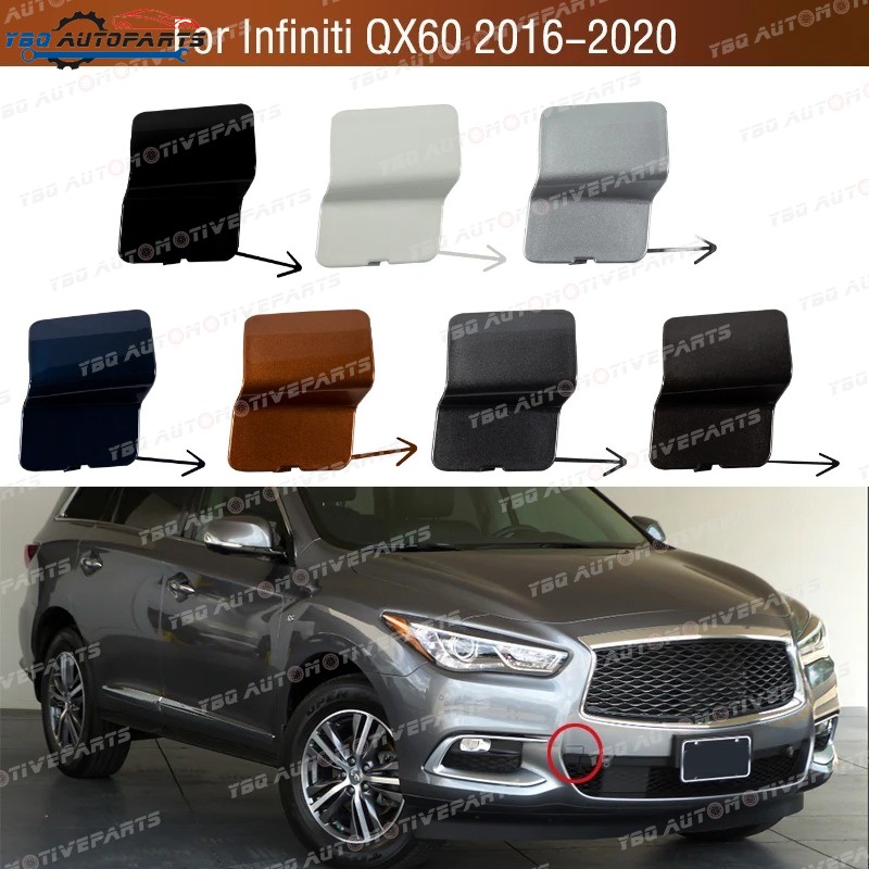 Front Bumper Tow Hook Hole Eye Cover Cap For Infiniti QX60 2016-2020 ...