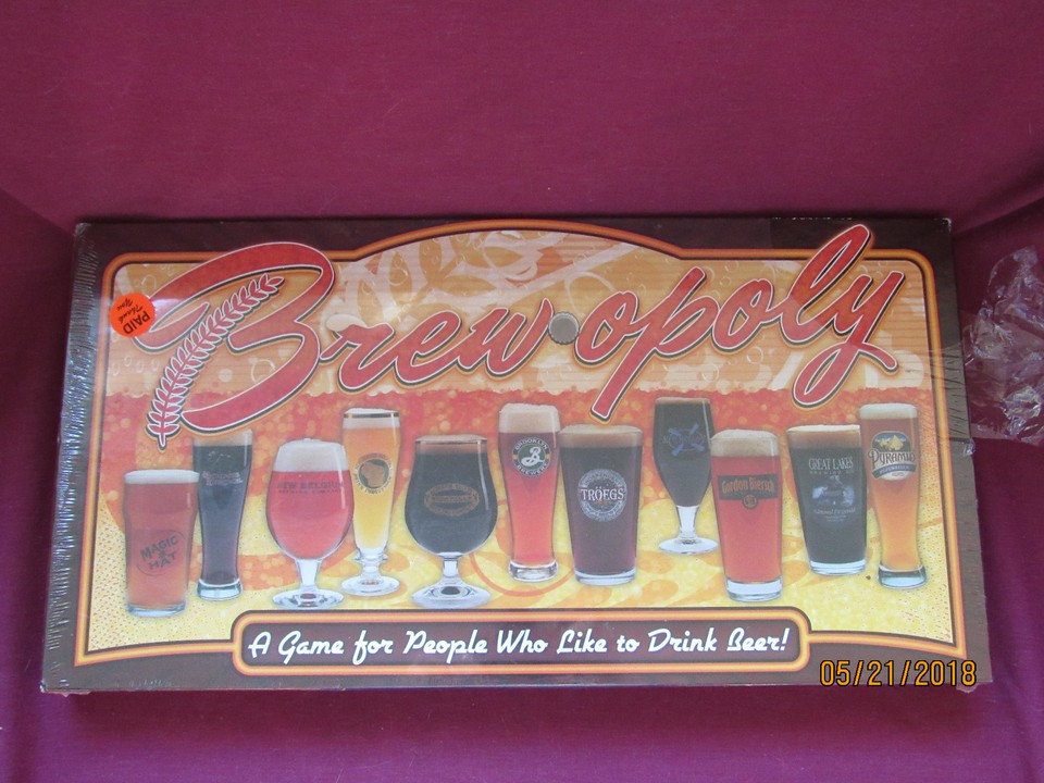 Collectible Brewopoly Board Game Beer Monopoly Adult Drinking Game ...
