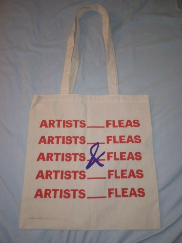 Artists & Fleas Logo 100% Undyed Cotton Tote Bag - 15.5" X 30.0" | eBay