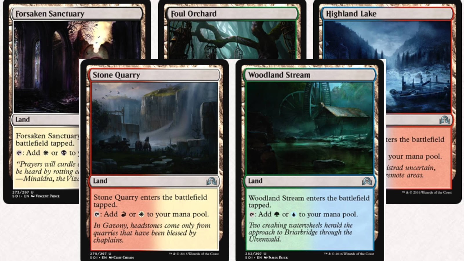 20 Dual Land - SHADOWS OVER INNISTRAD - NM/SP - 4x of each - Sets - MTG ...