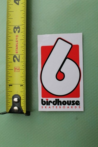 BIRDHOUSE Skateboards Red White B Logo Tony Hawk Vintage Skateboarding ...