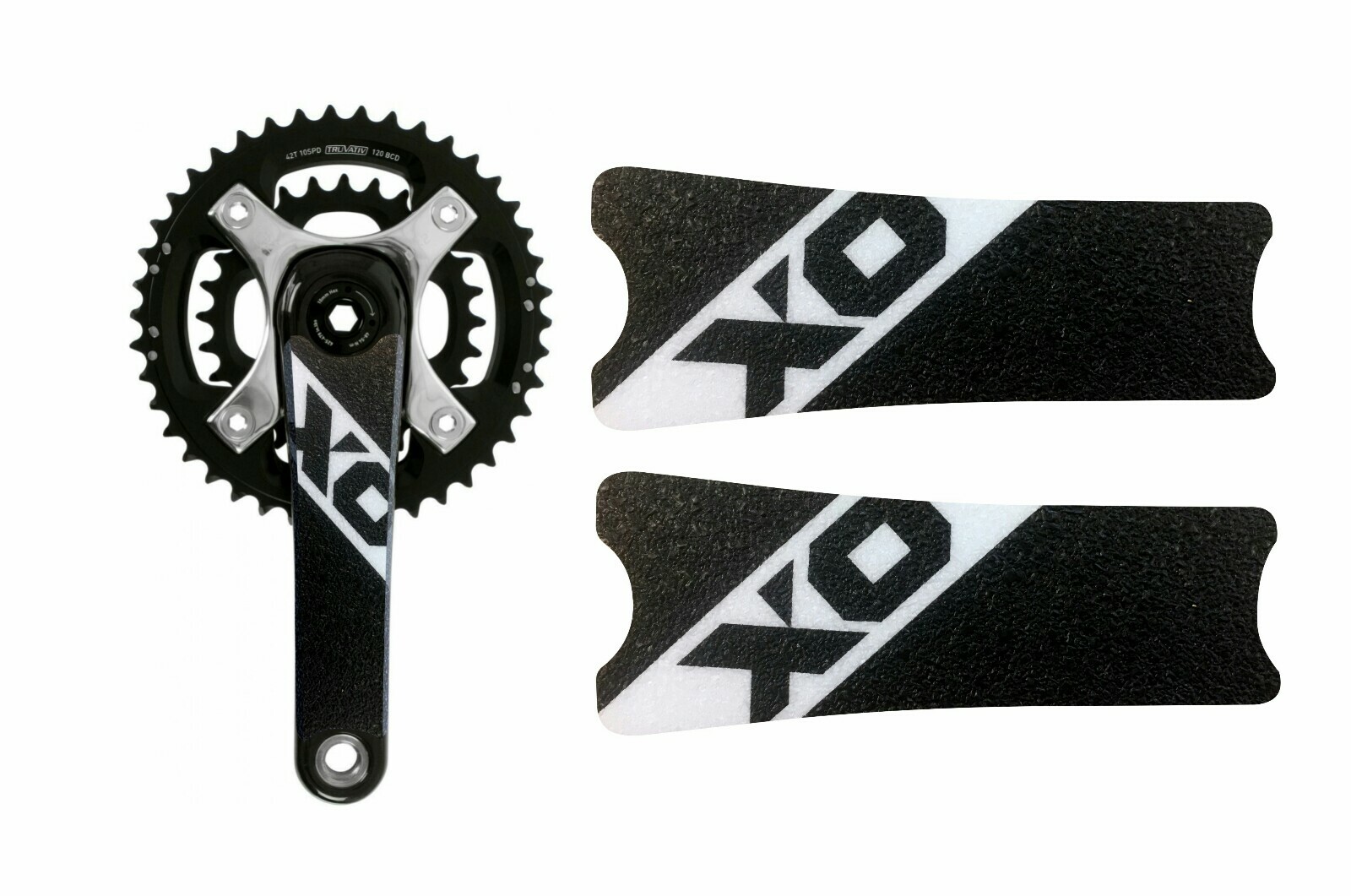 SRAM X0 GRIPPER VINYL CRANK ARM DECAL PROTECTION STICKERS MTB enduro ...