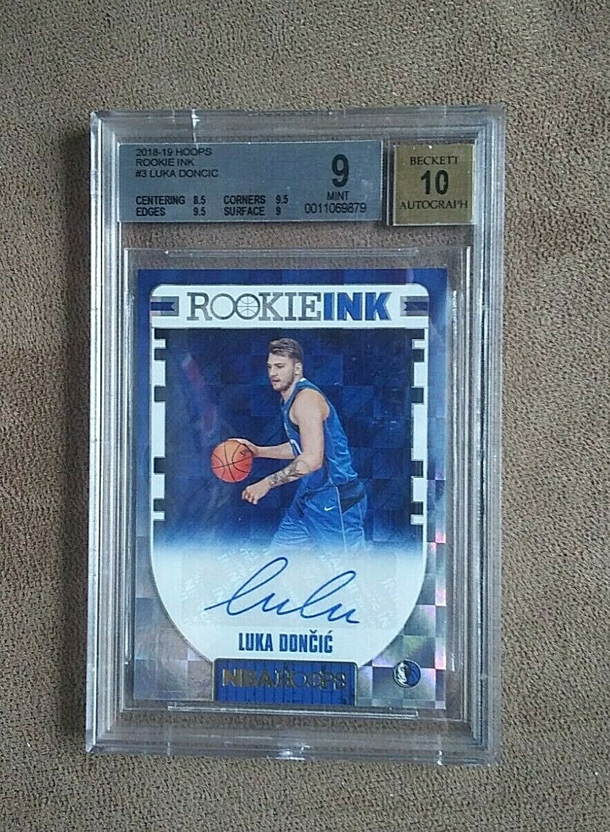 2018-19+Panini+NBA+Hoops+-+Rookie+Ink+%23RI-LD+Dallas+Mavericks+%28AU ...
