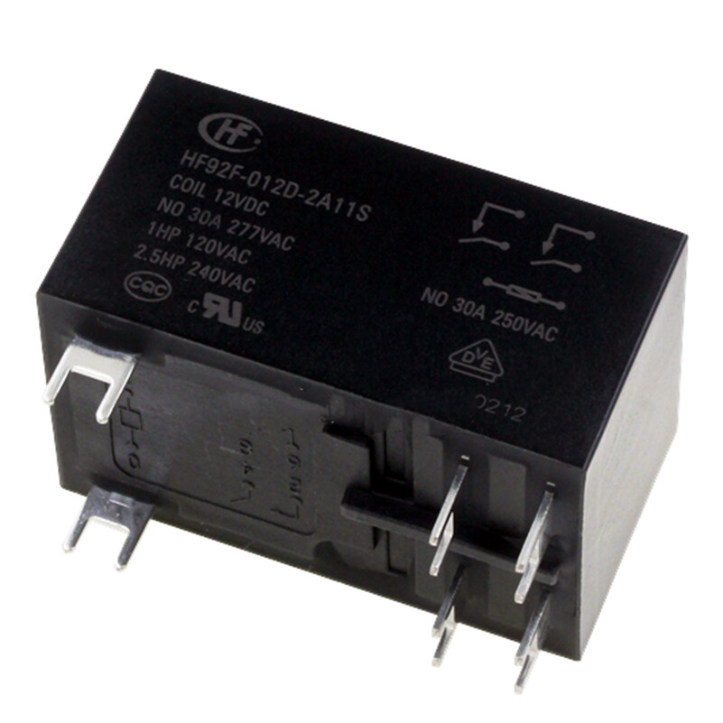 2Pcs HONGFA HF92F-012D-2A11S 12VDC Power Relay 6Pins 30A 277VAC | eBay