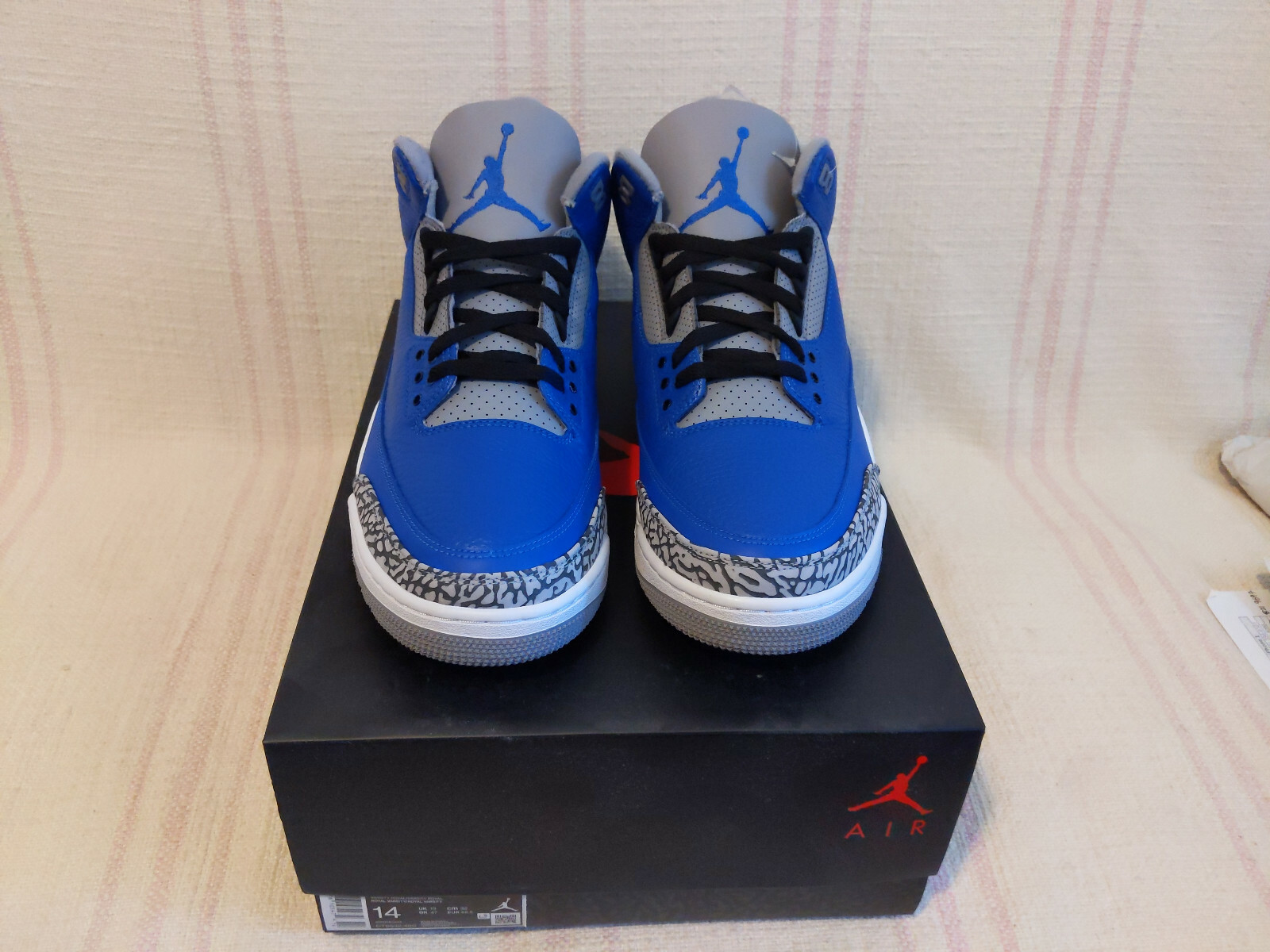 Nike Air Jordan 3 Retro Varsity Royal Blue Black CT8532 400 Men's Shoe ...