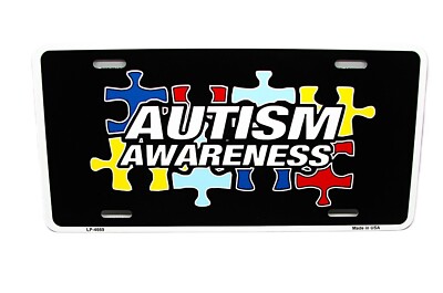 AUTISM AWARENESS METAL NOVELTY CAR LICENSE PLATE AUTO TAG | eBay