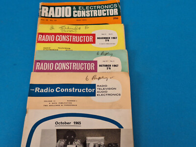 Radio Constructor Magazine ~ Four back-copies [12] | eBay UK