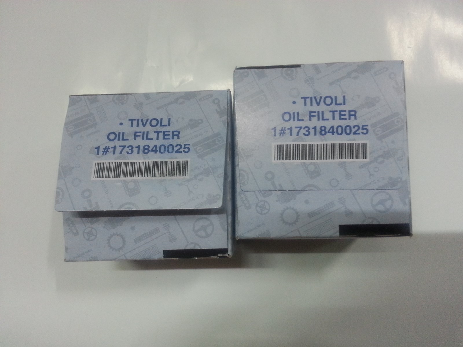 Genuine Oil Filter 2 Piece for SSANGYONG TIVOLI +1.6 Gasoline 2015 ...