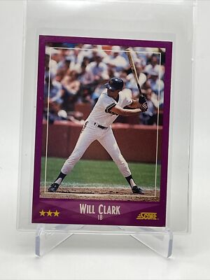 1988 Score Will Clark Baseball Card #78 Mint FREE SHIPPING | eBay