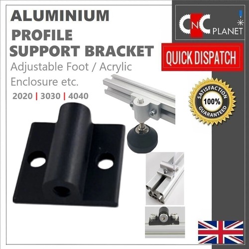 Aluminum Extrusion Profile Foot Support bracket Acrylic Enclosure ...