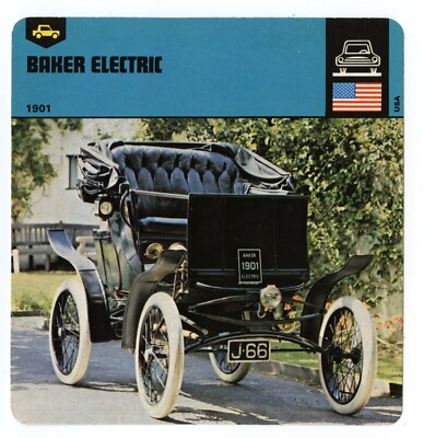 Baker Electric - GT / Production Car Edito Service SA Auto Rally Card ...