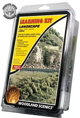 Woodland Scenics LK954 N HO Scale Landscaping Learning Kit Terrain ...