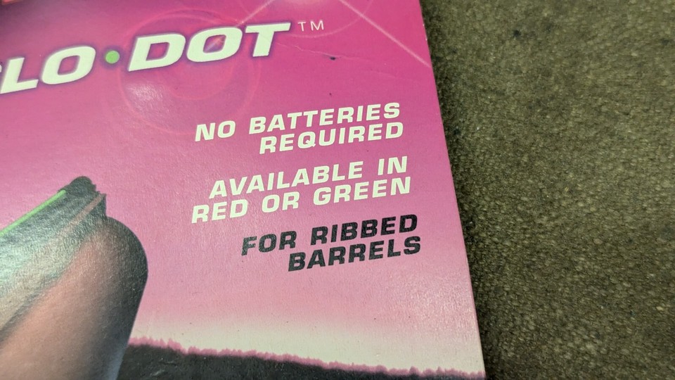 Tru Glo glo dot front sight , shotgun | eBay