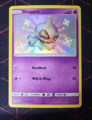 Shuppet SV16/SV94 [Holo] Hidden Fates Shiny Vault Pokémon TCG Near Mint ...