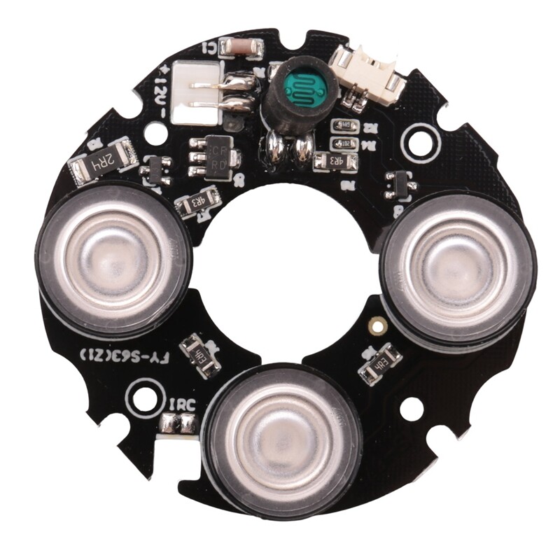 2X(3 array IR led Spot Light Infrared 3x IR LED board for CCTV ...