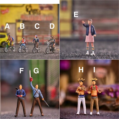 Miniature Figure Stranger Things and more Scale H0 1/87 or Scale 1/64 ...