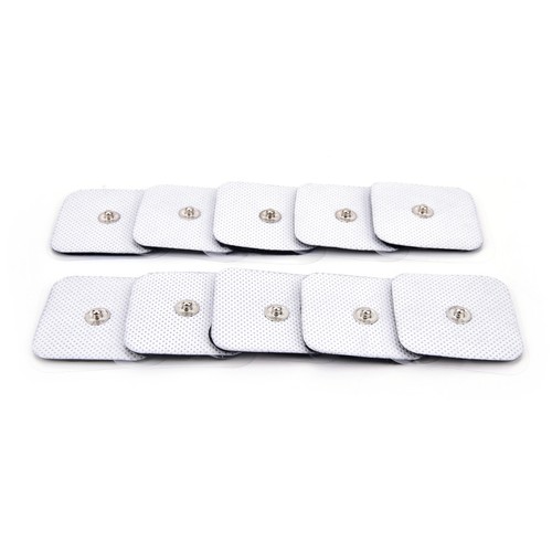 10x Silicone Gel Tens Units Electrode Replacement Pads For Massagers ...