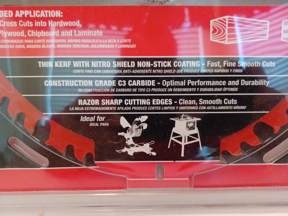 10" 50T Circular Saw Blade Nitro Shield Coating Combination ADMIRAL ...