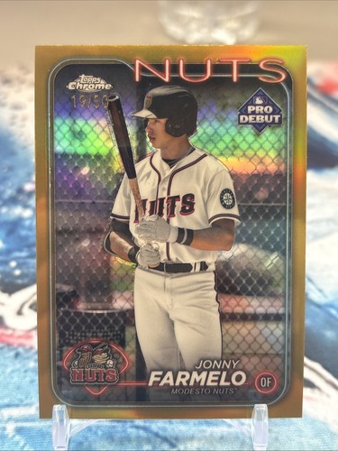 2024 Topps Pro Debut - Chrome Jonny Farmelo #PDC-67 Gold Refractor /50 ...