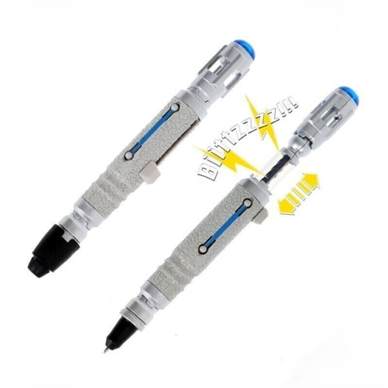DOCTOR&WHO 10th Doctor Sonic Screwdriver Ultraviolet Light & Pen Toy ...