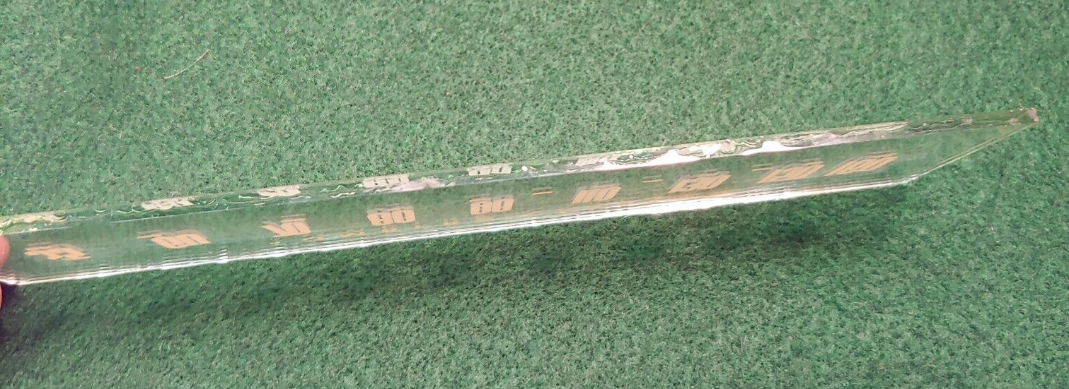 1946 STROMBERG CARLSON Model 1101 Radio GLASS DIAL PLATE & Plastic DIAL ...