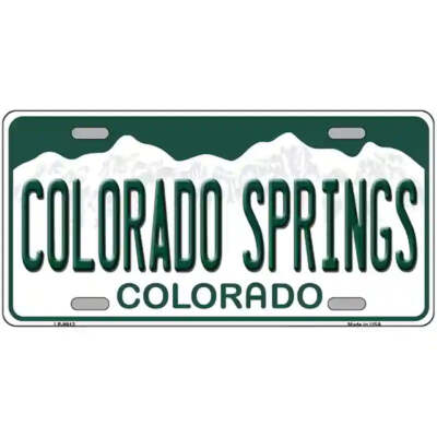 Colorado Springs Colorado Metal Sign | eBay