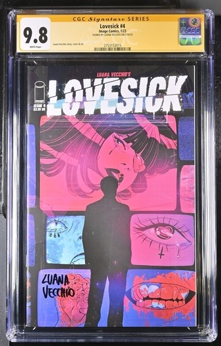 Lovesick #4 Image Comics CGC SS 9.8 NM/Mint Signed Luana Vecchio | eBay