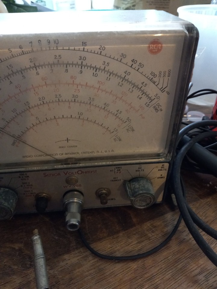 Vintage RCA Model WV-98C Senior VoltOhmyst VTVM (Vacuum Tube Voltmeter ...