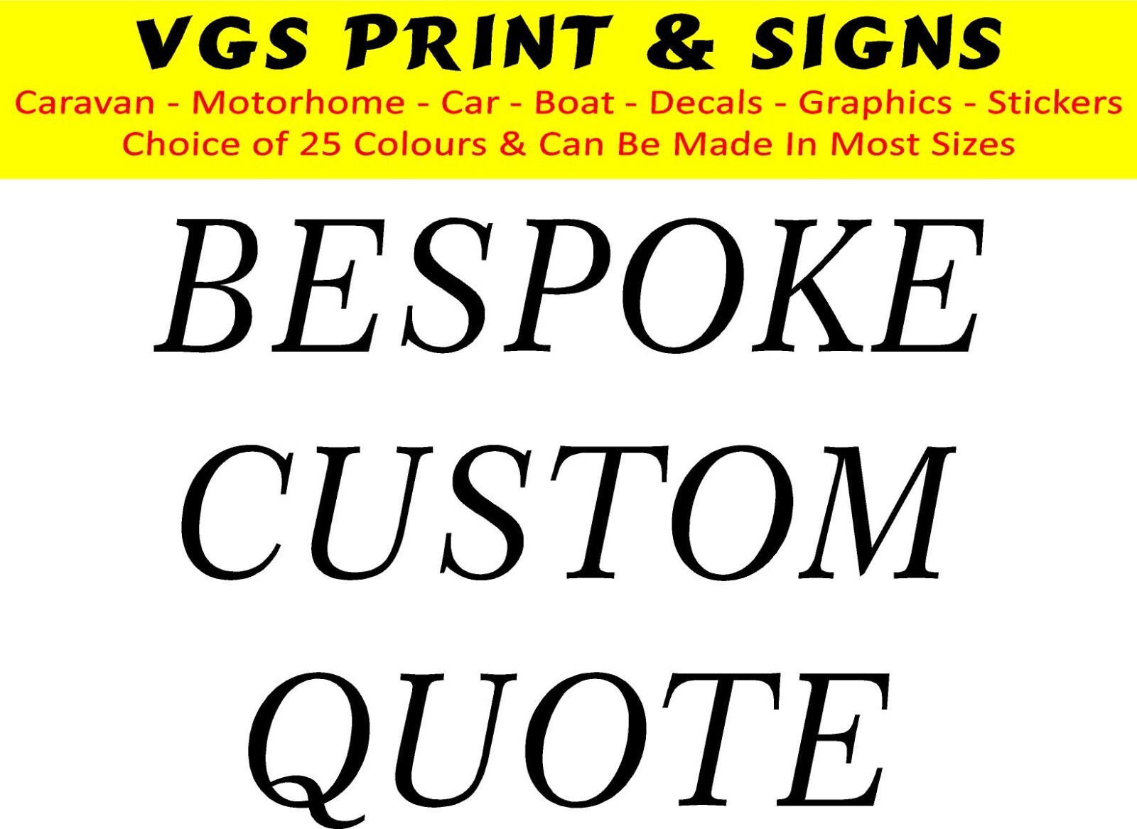 BESPOKE CUSTOM VINYL LETTERING QUOTE YOU CHOOSE THE AMOUNT YOU WANT TO ...