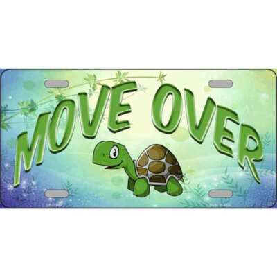 Move Over Novelty License Plate Tag LP-11565 | eBay