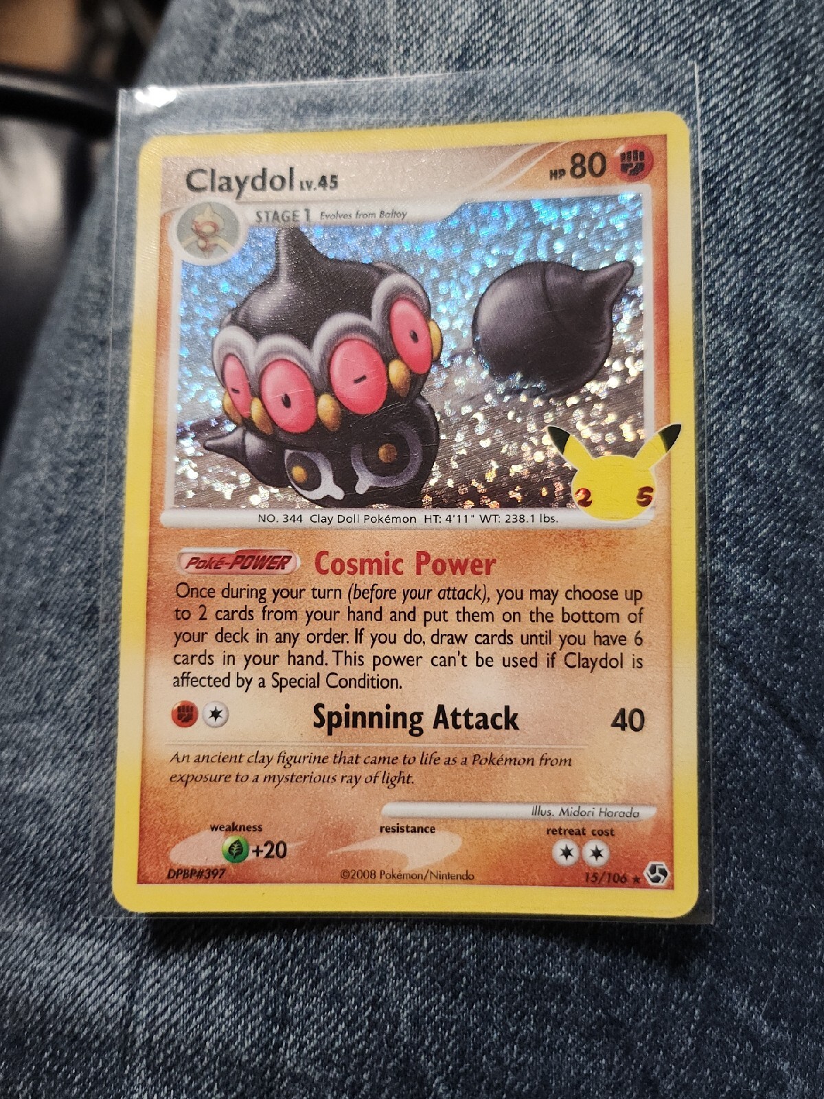 CLAYDOL LV. 45 15/106 CELEBRATIONS POKEMON (HOLO RARE, NM) | eBay