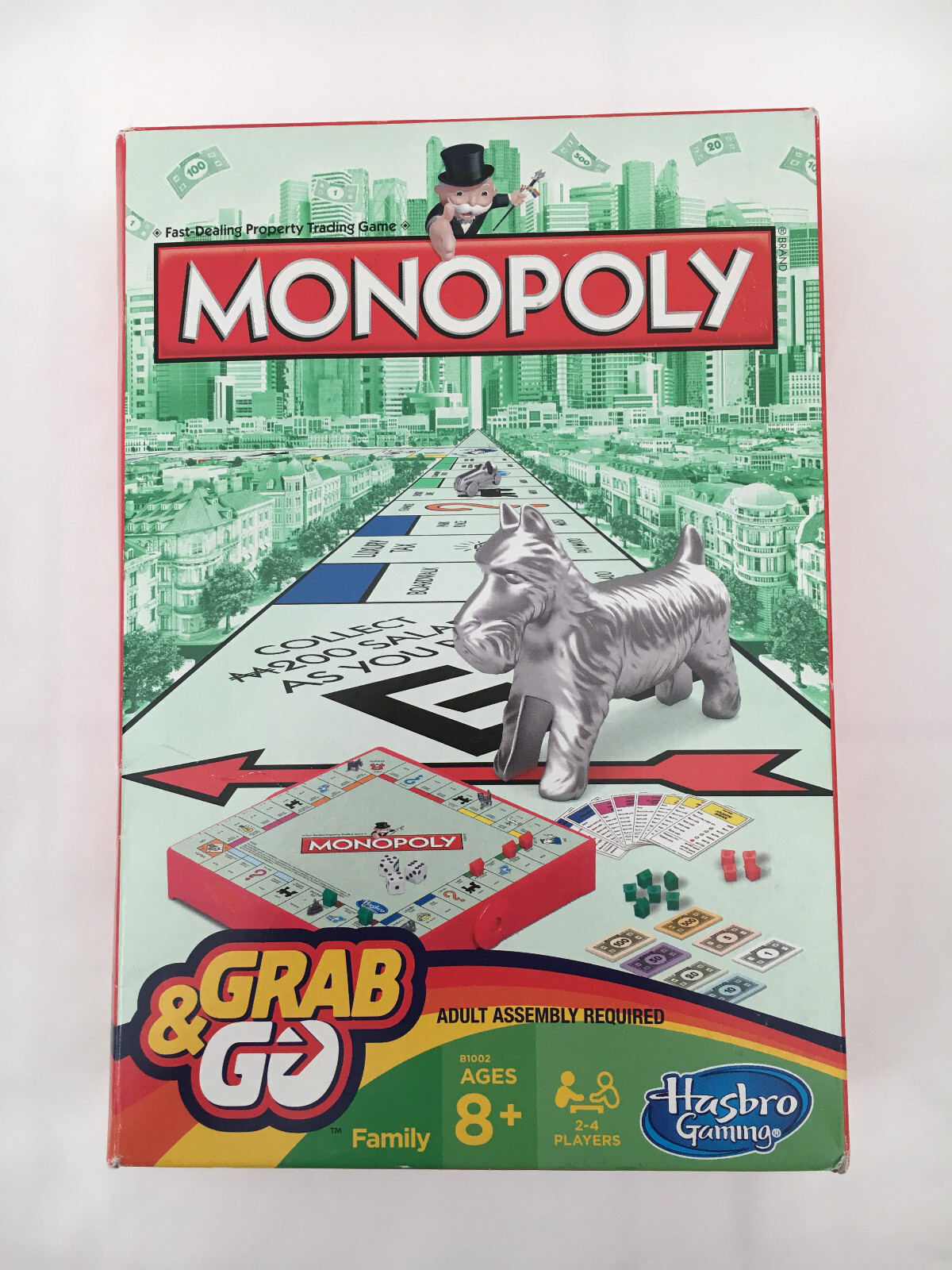 Monopoly Grab & Go Travel Sized Portable Board Game for ages 8+ NWT/NIB ...