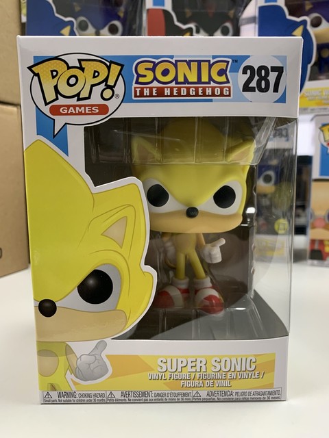 Funko Pop Super Sonic #287 The Hedgehog Vinyl Figure for sale online | eBay