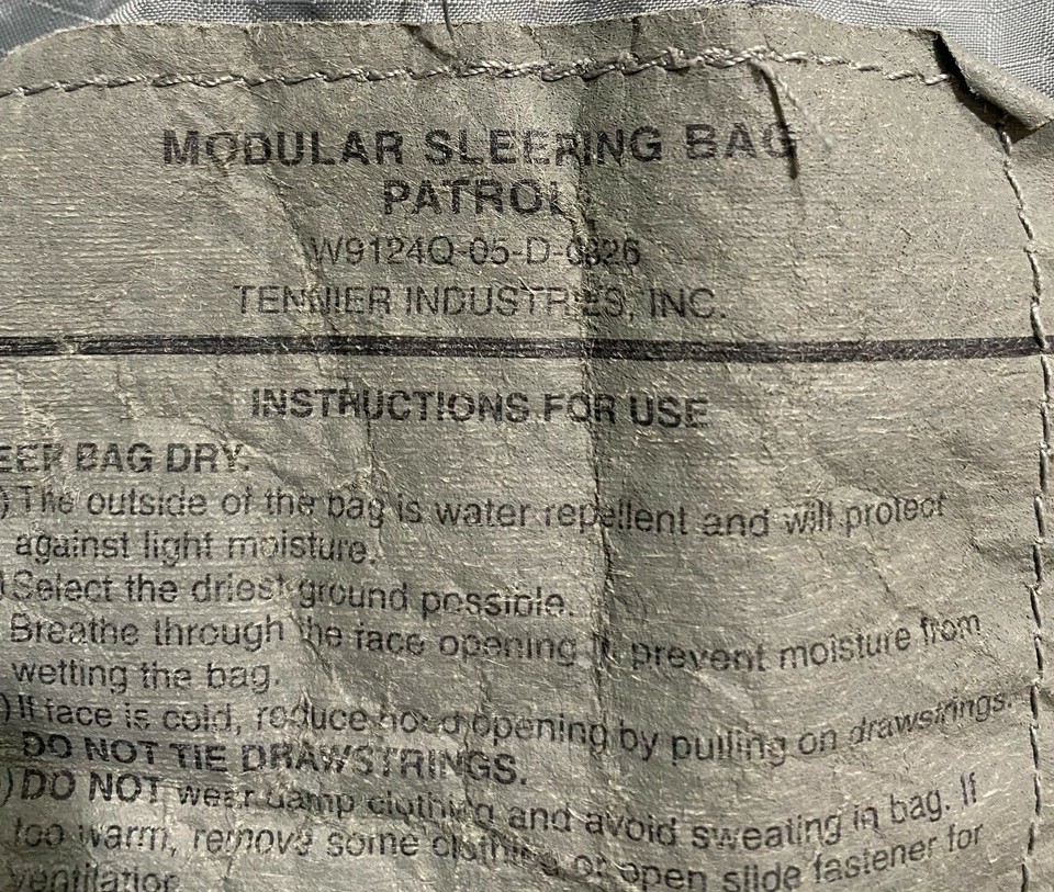 USGI MSS Modular Sleep System 5 Piece ACU | eBay