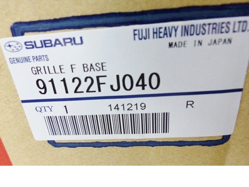 OEM 2015-2016 Subaru Impreza Front Base Grille Assembly Black NEW ...