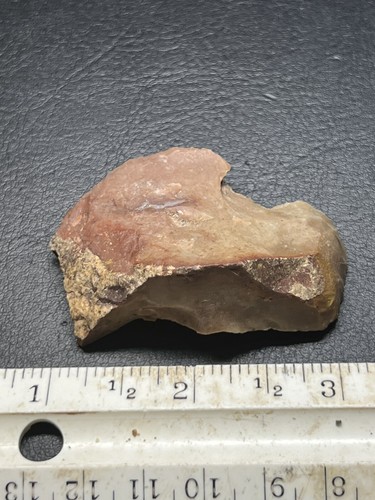 ST GRP. Archaic Indian Flint Thumb Scraper Tool From The Wolf Fam. Coll ...