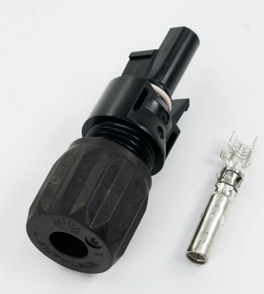 Amphenol Female Helios H4 PV Connector 40a, 1 kV, 10-12 AWG UL & TUV ...