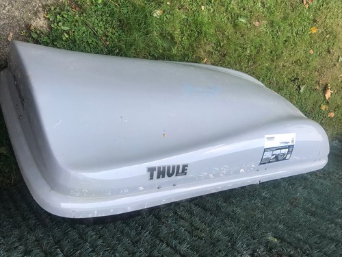 Thule rooftop cargo box 1600, gray color - Missing Lock, See ...