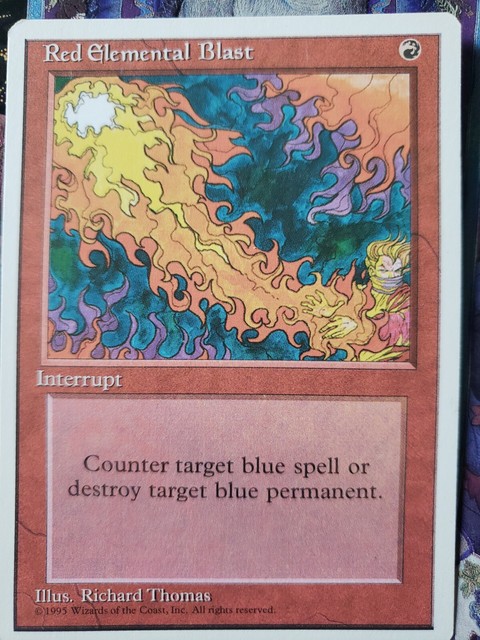 MTG Red Elemental Blast Alternate 4th Edition Regular Common for sale ...