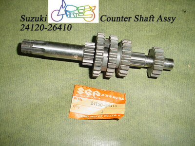 Suzuki GT80 TS80 Counter Shaft Assy NOS Transmission Countershaft 24120 ...